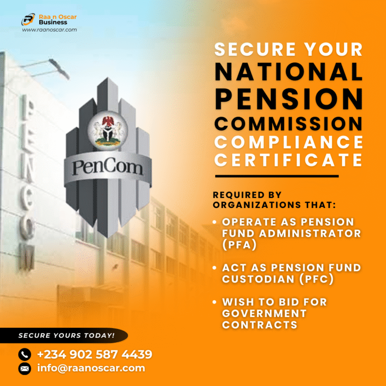 PENCOM Registration in Nigeria – Raa n Oscar